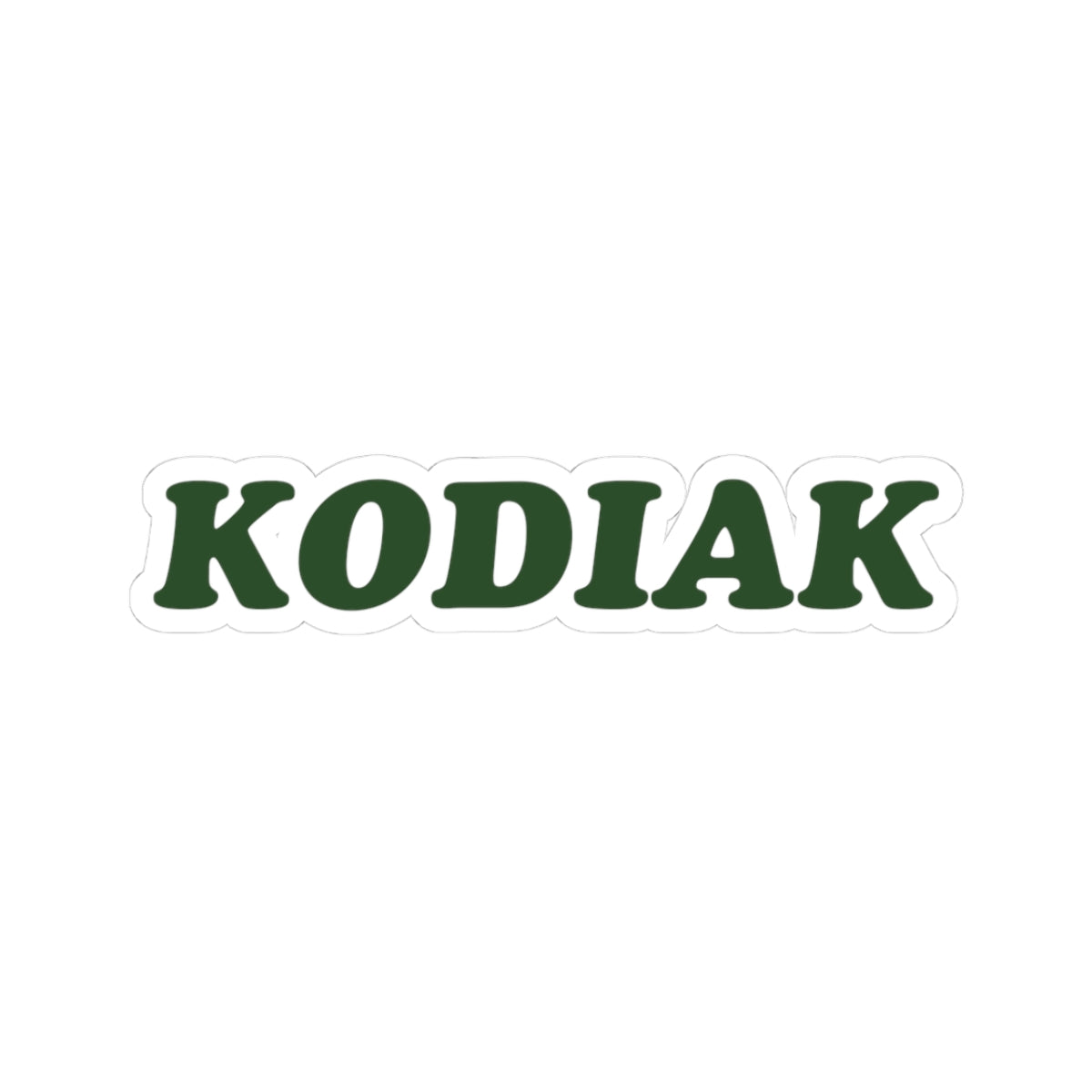 Logo Sticker - Green – Kodiak Gear